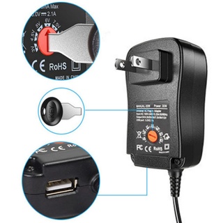 30W reverse polarity AC Adapter DC 3V 4.5V 5V 6V 7.5V 9V 12V 1A 2A 2.5A ...