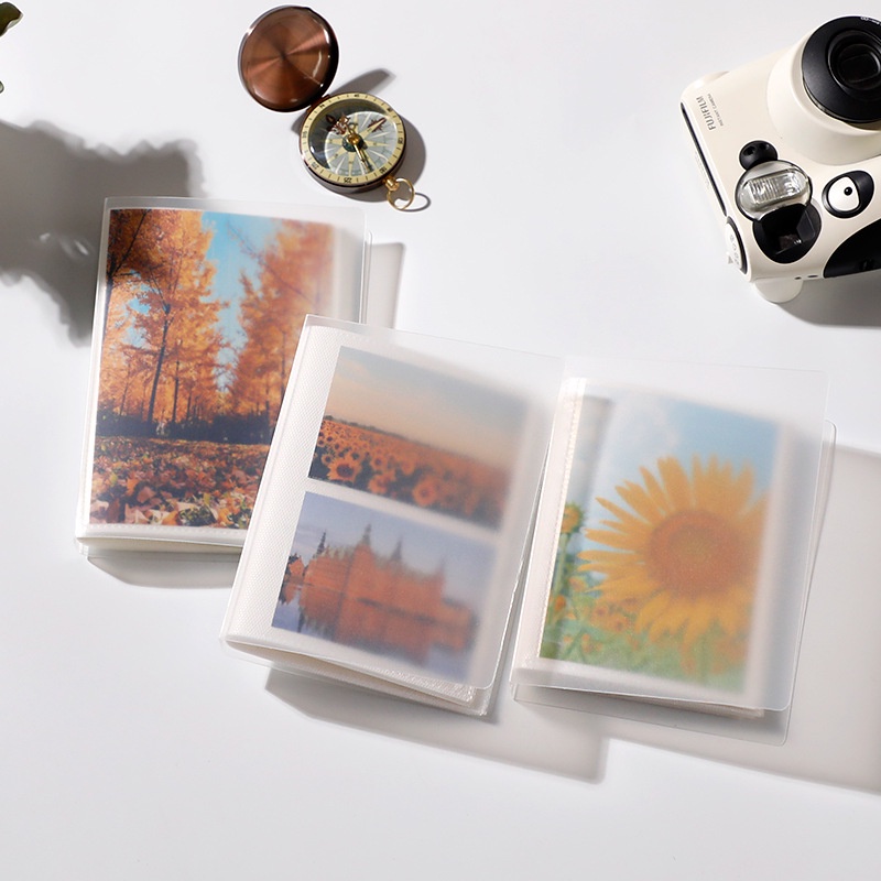 4 Inch Transparent Polaroid Photo Album 6 Inch 4R Souvenir Album Pp ...