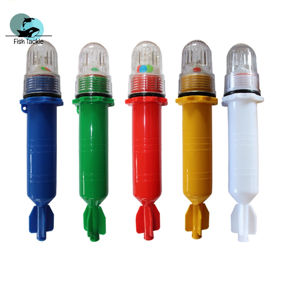 Marine Waterproof Torpedo Fishing Light Floating Signal Light LED Net ...