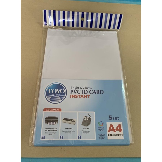 Pvc ID CARD Paper For A4 ID CARD Material, 5 Sets Of Star Seller ...