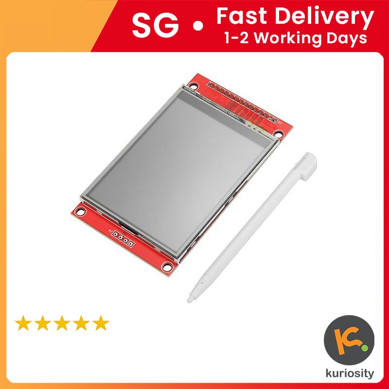 LCD TFT 2.4 3.2 inch ILI9341 Resistive Touch | Shopee Singapore