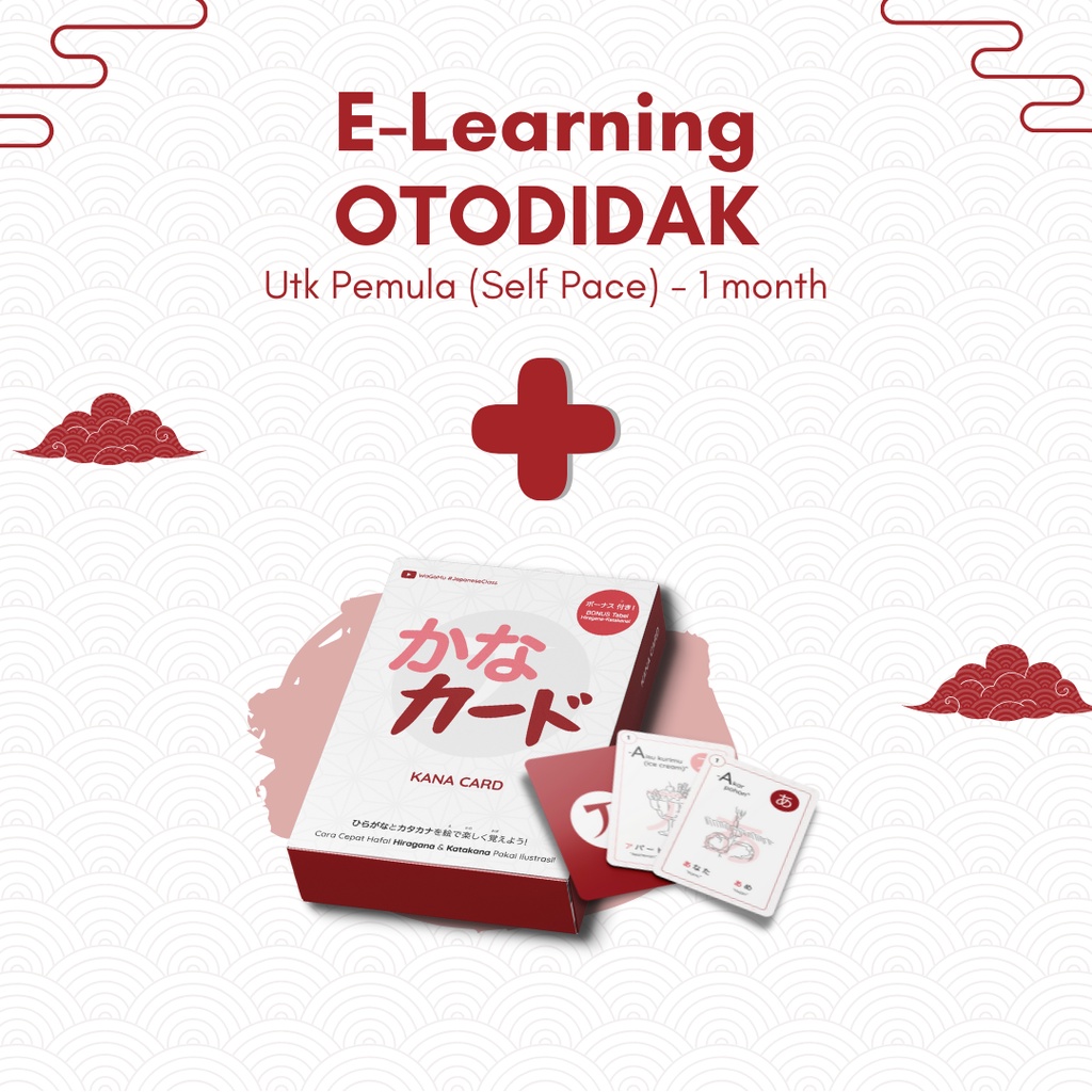 Self-taught E-Learning and Kana Card | Shopee Singapore