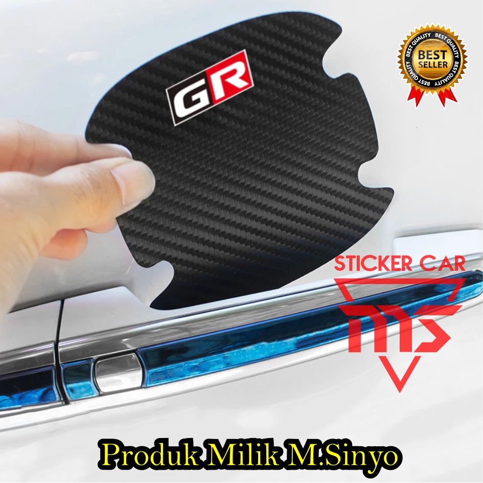 3d carbon Sticker toyota gr sport Car handle Protector raize rush ...