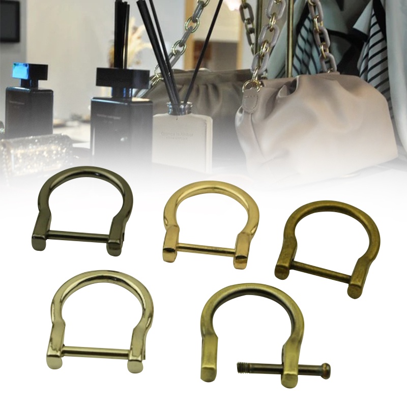 Metal Detachable Removable Open Screw Clasp Bag Strap Belt Handle D ...
