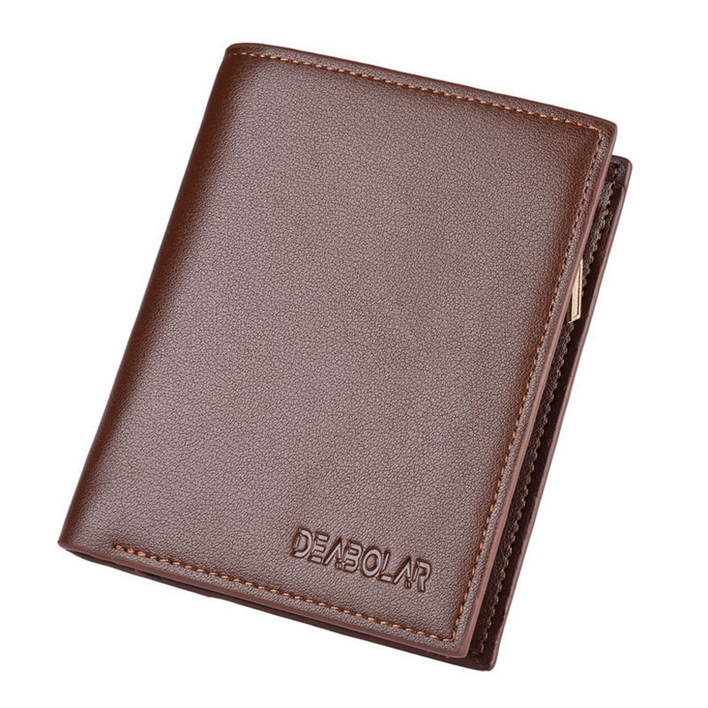 ♝READY STOCK♝Multi-card Slots and With Zipper Coin Pouch Mens Short ...