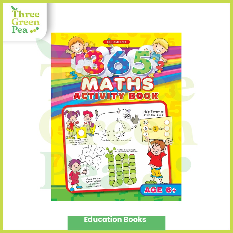 Children Activity Books (Age 6-8) | 365 Math/English/Science Education ...