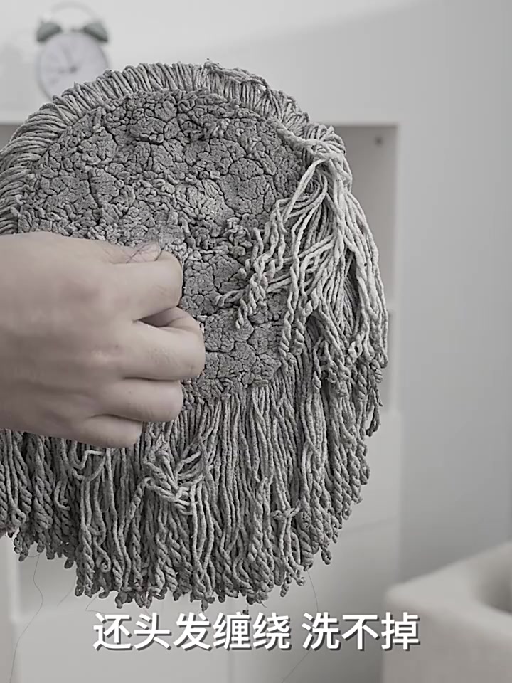 Microfiber Spin Mop & Bucket Set Hands-Free Self Cleaning Spin Round ...