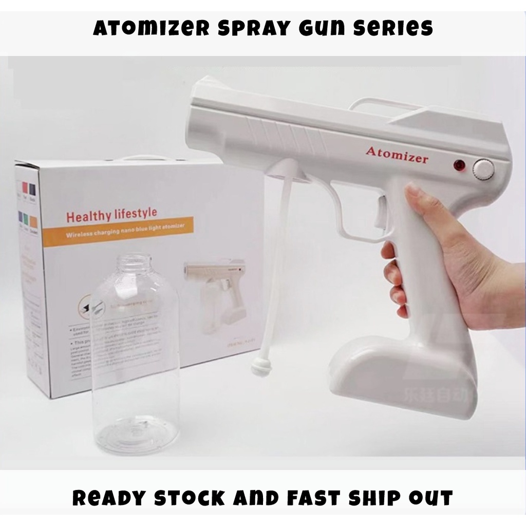 Atomizer Spray Gun 800ml Large Wireless Portable Cordless Rechargeable ...