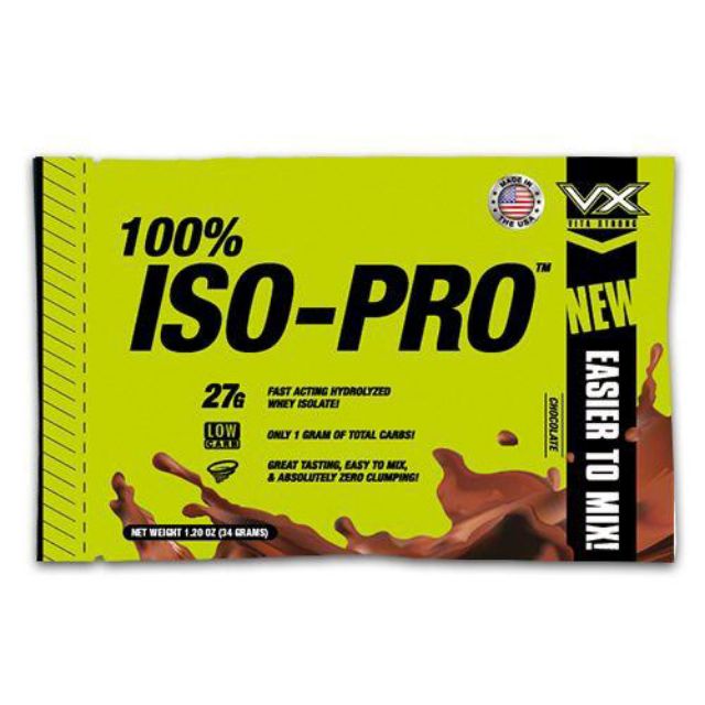 Iso pro whey sample Pack (1 serving 27g protein ,0 sugar 0 fat ...