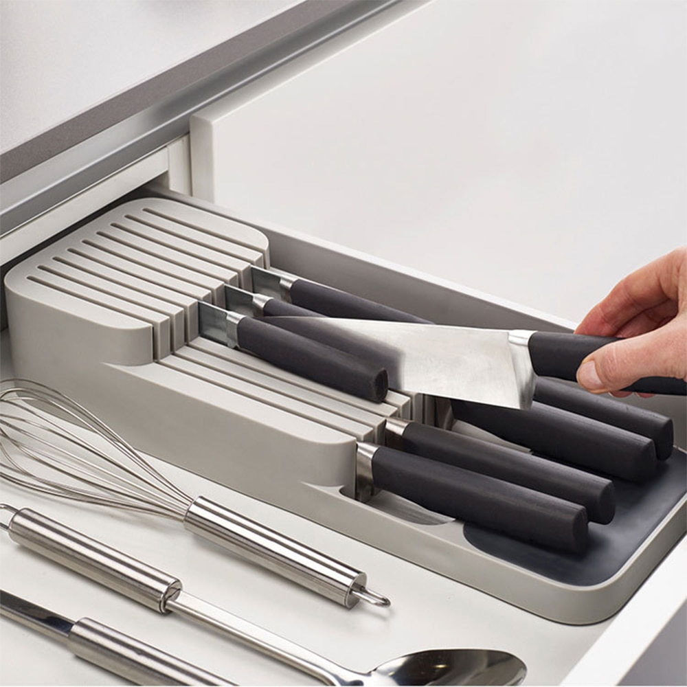 Knife Block Storage Rack Holder Knives Stand Organizer | Shopee Singapore