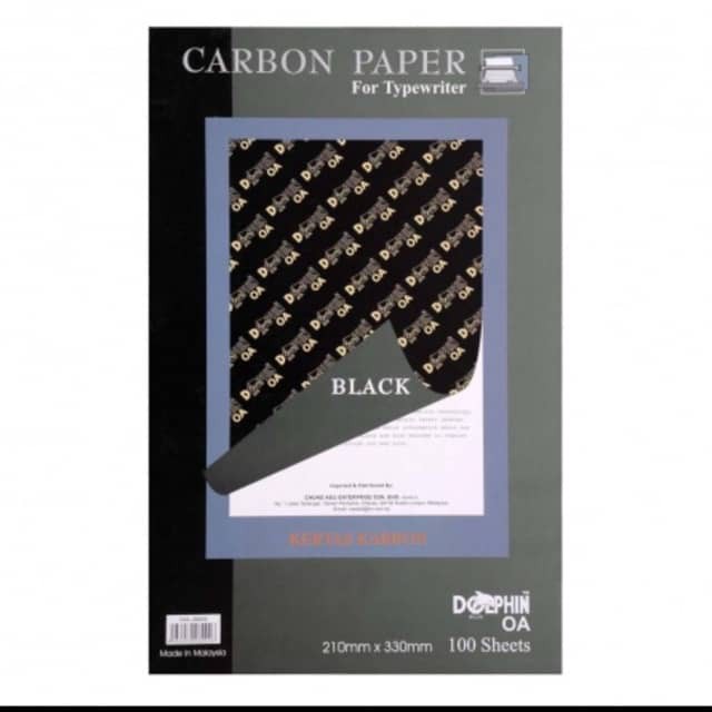 Carbon Paper 210mm x 330mm (10 sheet) / (100 sheets /box ) | Shopee ...