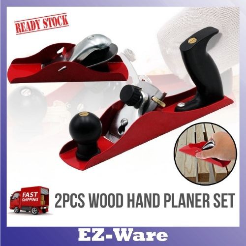 2Pcs Wood Hand Planer Set Hand Tool Block Plane For Carpenter ...