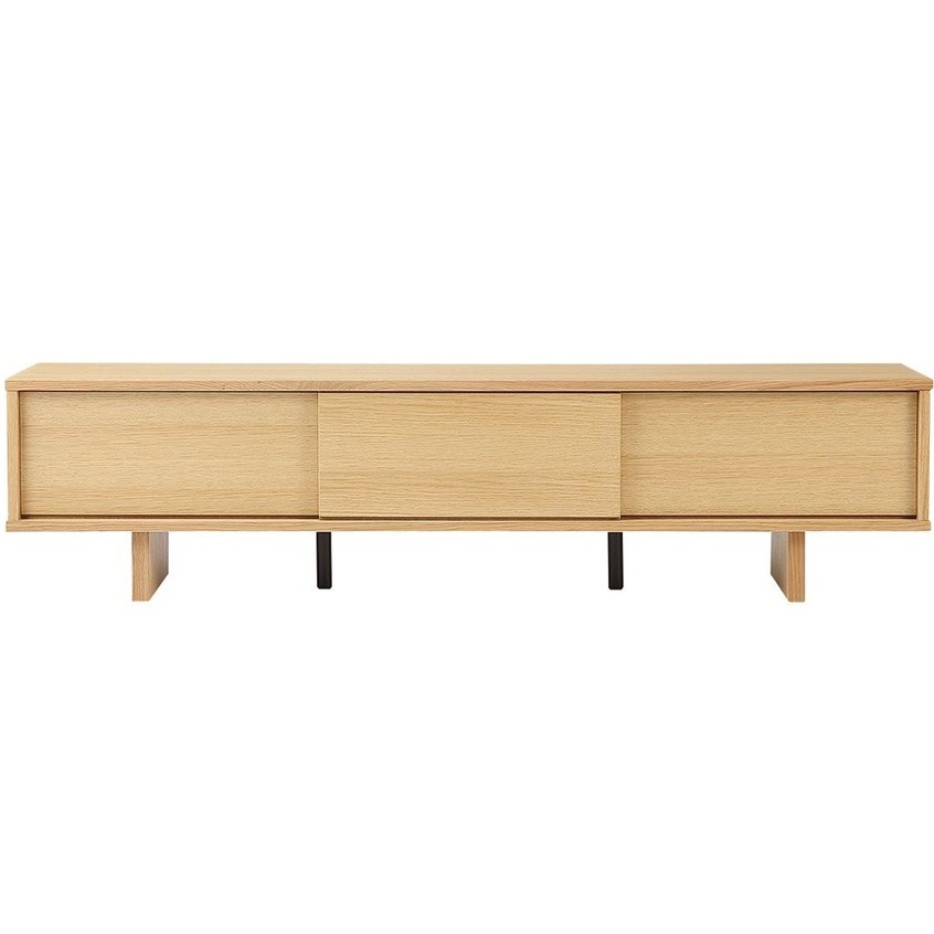 MUJI Oak AV Rack Shallow Type D35XH36.5cm | Shopee Singapore