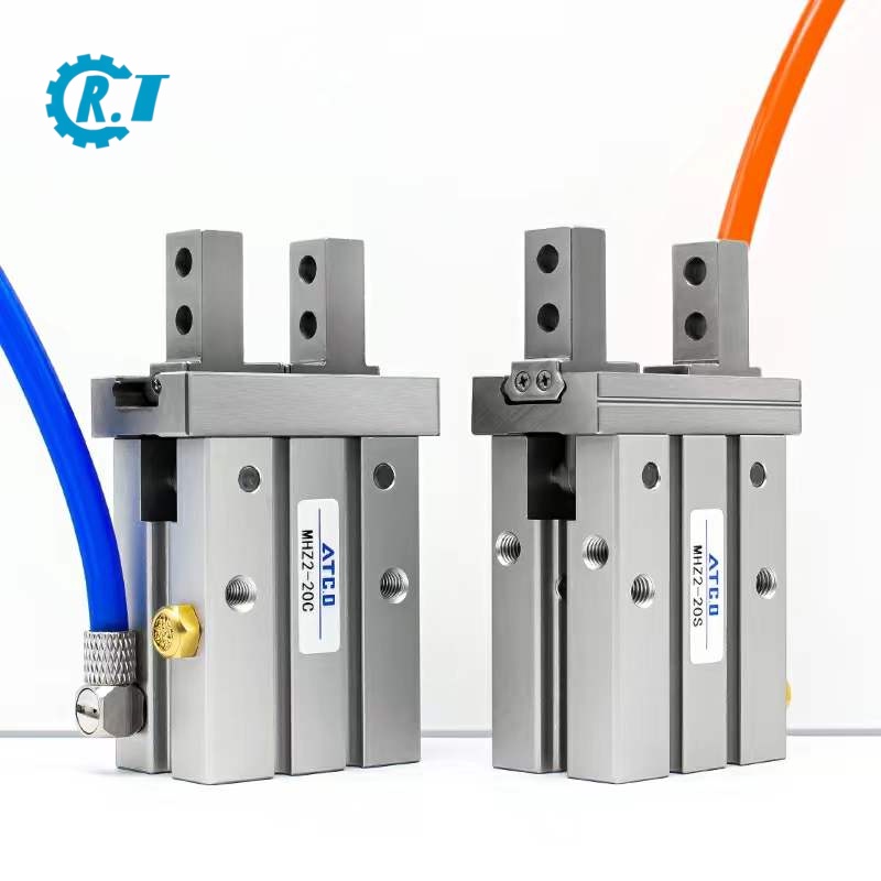 MHZ2-16D Air Pneumatic Parallel Gripper Aluminium Clamps Finger Cylinder | Shopee Singapore