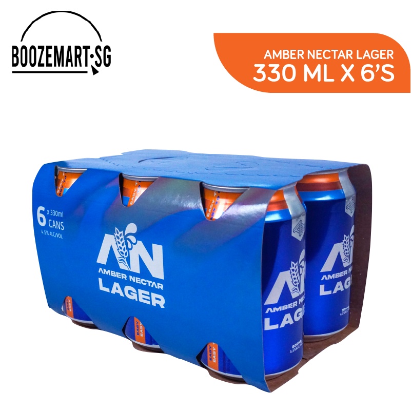 Amber Nectar Lager Cans 330ml x 6's - Original | Flavoured (Best Before ...