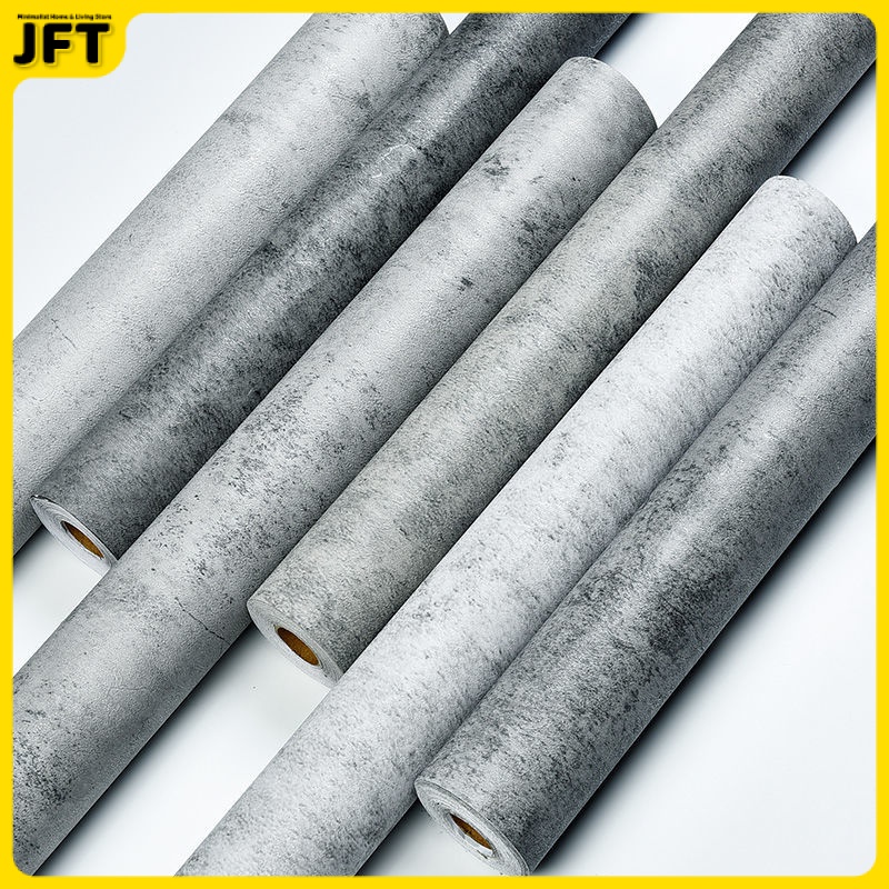 Wallpaper self-adhesive waterproof dark grey industrial style ...