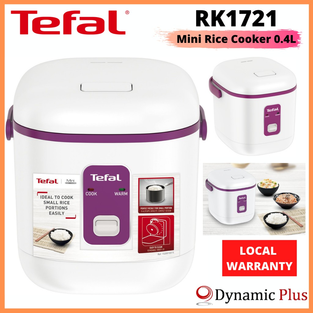 Tefal RK1721 Mini Mechanical Rice Cooker 0.4L | Shopee Singapore