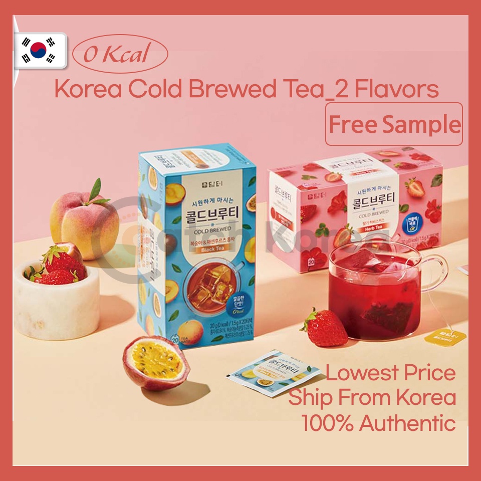 [Korea] Damtuh Cold Brewed Tea_ 2 Flavors/Herb Tea / Strawberry ...
