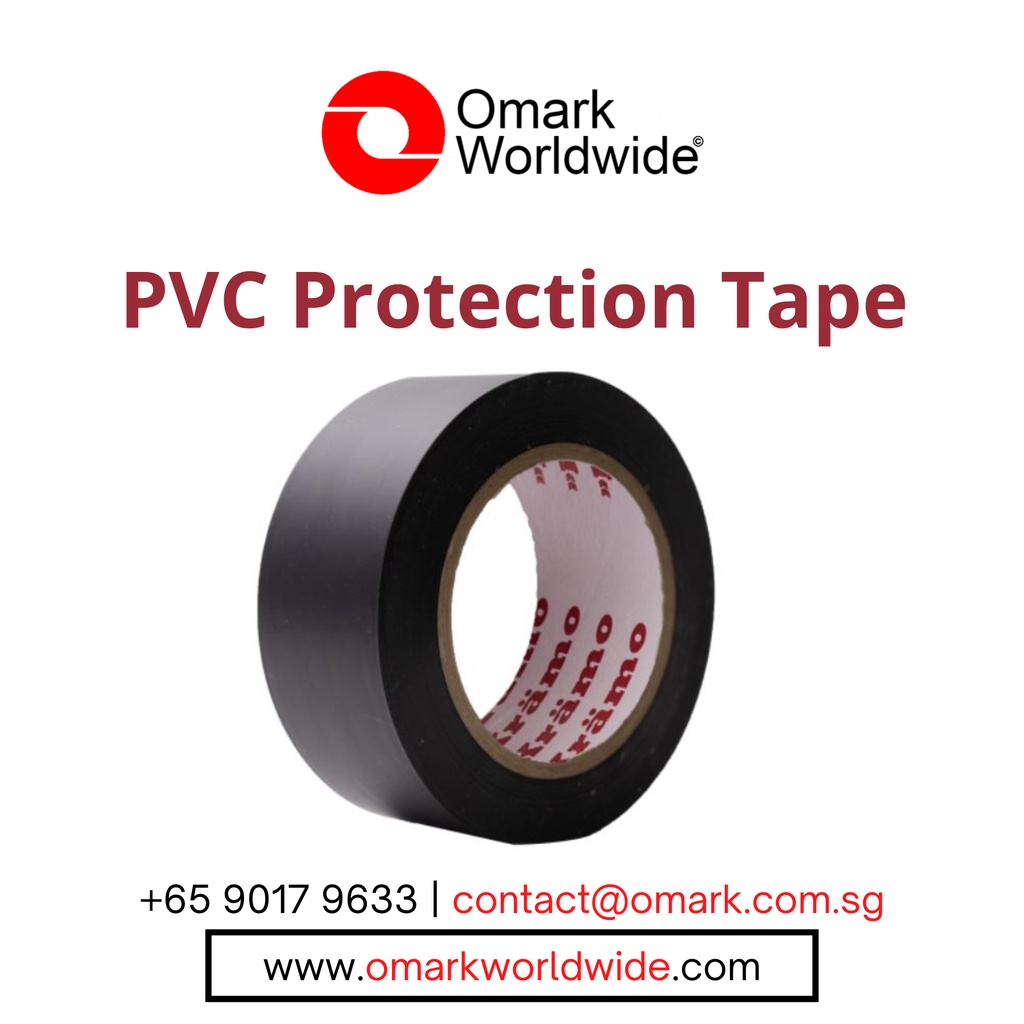 [SG Ready Stock] Black PVC Protection Tape 48mm x 50m Pipe Wrap Tape ...