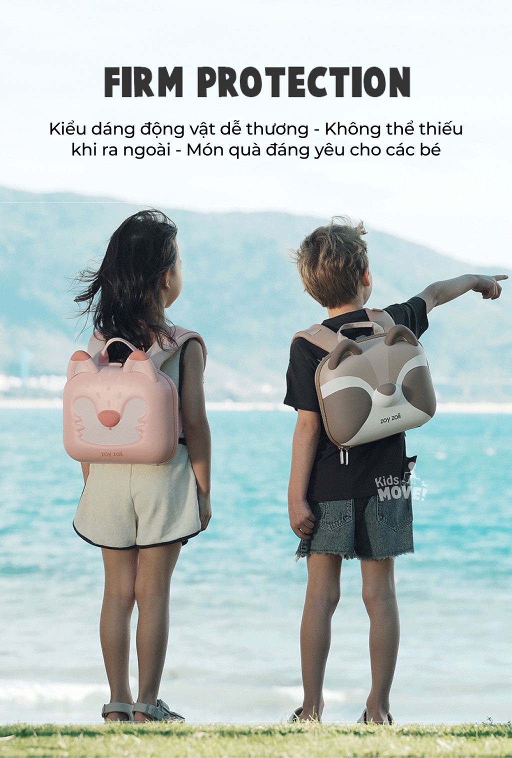 Genuine Zoyzoii backpack for preschool children with animal shape, new ...