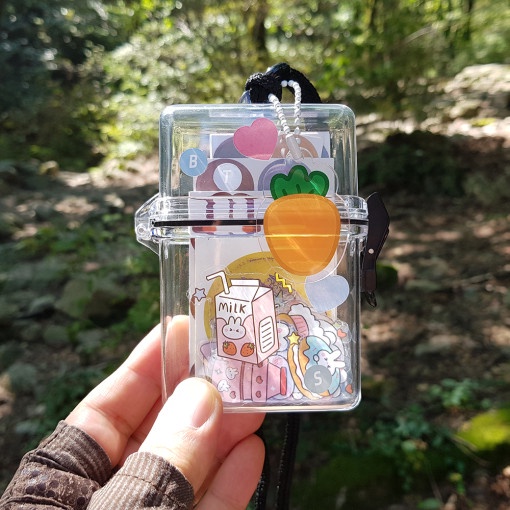 KOREA Photocard Protect Storage Box Transparent Acrylic Case, AirPod ...