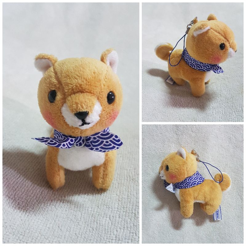 Authentic Amuse Shiba Inu Dog Plush Soft Toy Bag Charm / Keychain ...