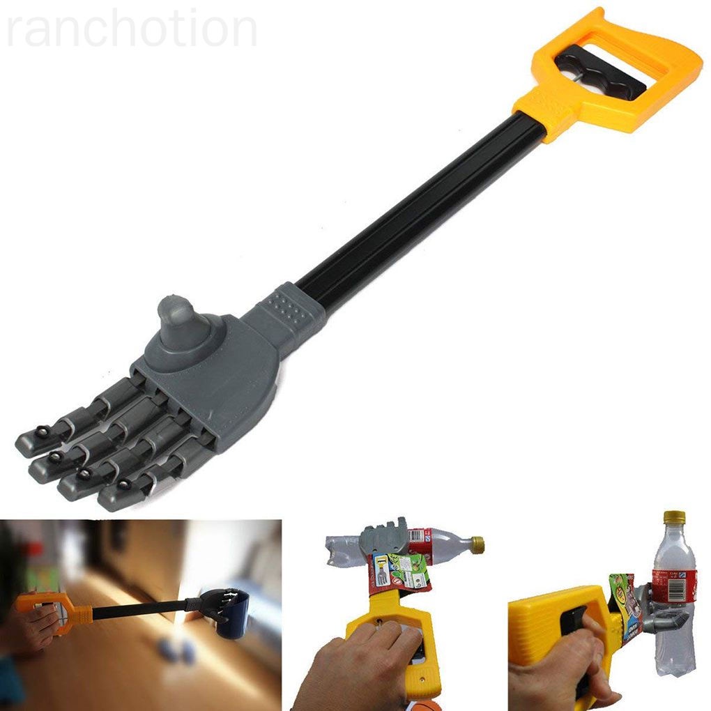 Plastic Robot Claw Hand Grabber Grabbing Stick Kid Boy Toy Hand Wrist ...