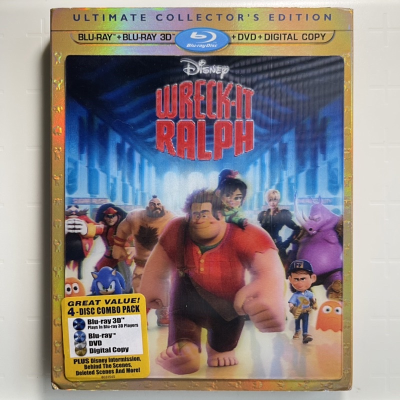 Wreck It Ralph 3D Blu-ray Movie (Ultimate Collector's Edition) | Shopee ...