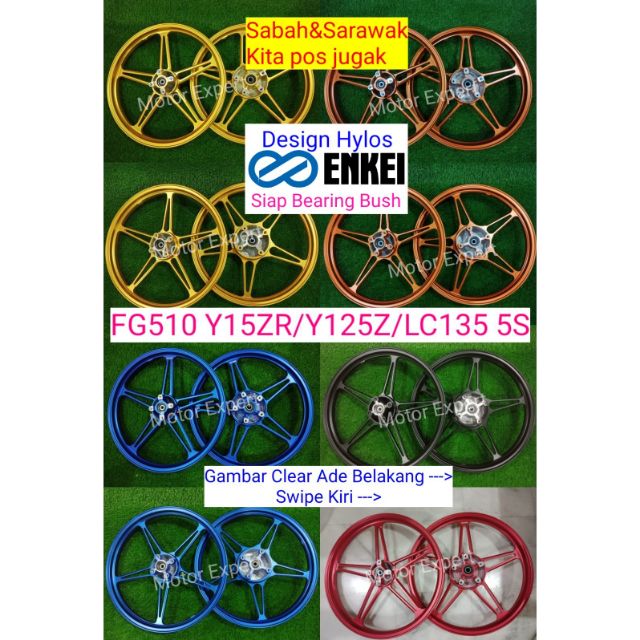 Y15ZR/ Y125Z 125Z/LC135 5S 135LC 5S ENKEI SPORTRIM ENKEI FG510 SP510 ENKEI Y15ZR Y15 Y15Z HYLOS ...