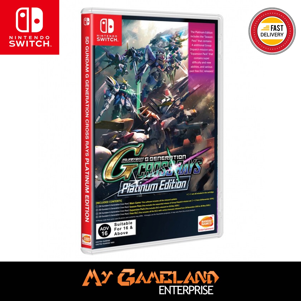Nintendo Switch SD Gundam G Generation Cross Rays Platinum Edition (Asia) (BRAND NEW) | Shopee ...