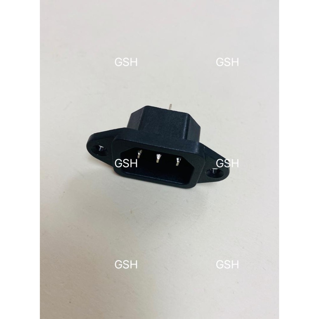 JR2802 IEC 320 C14 Male Plug Panel AC 250V 10A Power Inlet Sockets(RICE ...