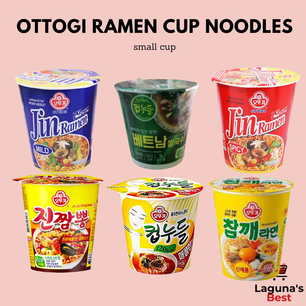 Ottogi Ramen Cup Noodles - Jin Ramen, Diet Ramen, Sesame Ramen, Jin ...