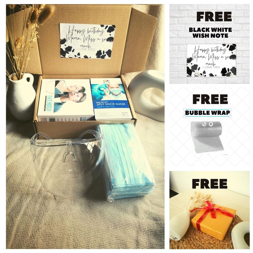 Hard Face Shield Box Surprise Box Face Mask Box Birthday box Birthday ...