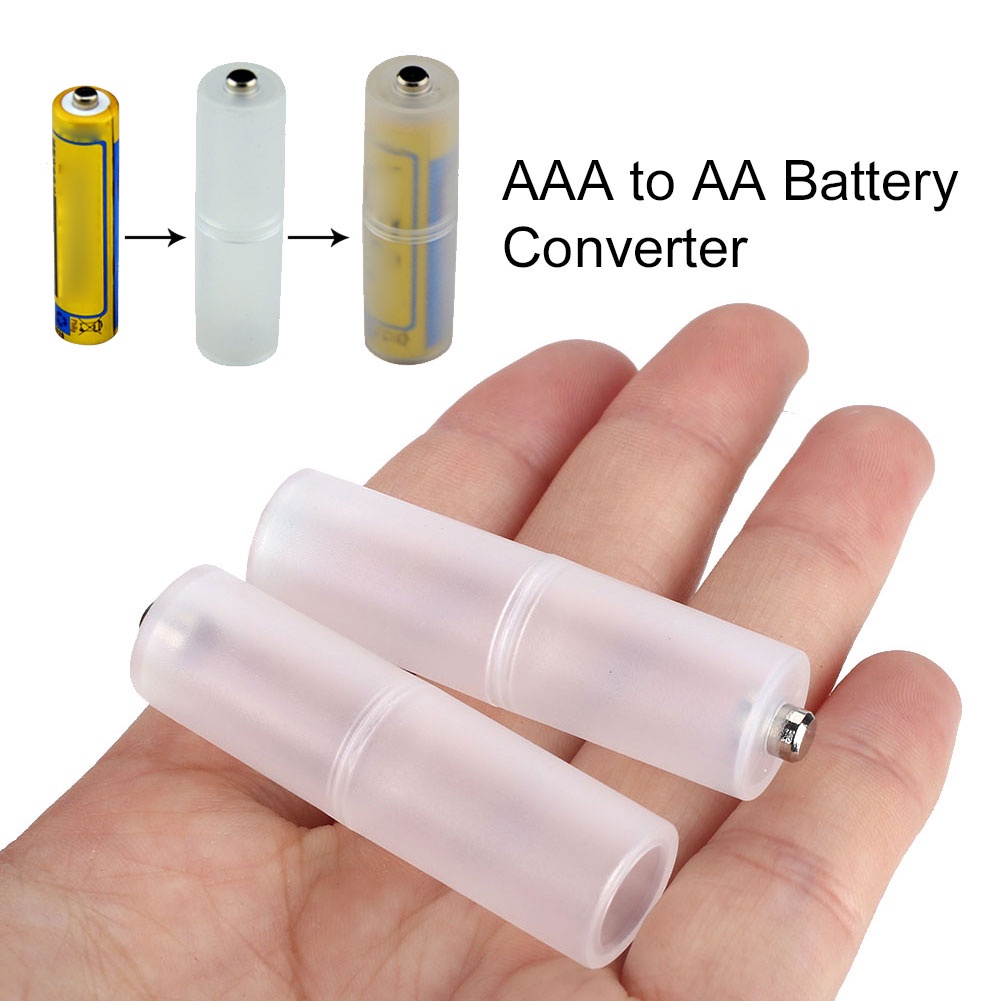 AAA to AA Battery Converter Adapter Battery Switcher Storage Box ...