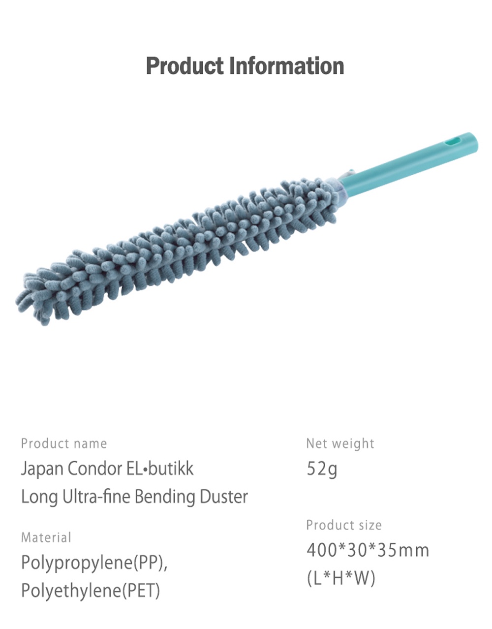 [3pcs]Japan Condor EL.butikk Long Ultra-fine Bending Duster Dust ...