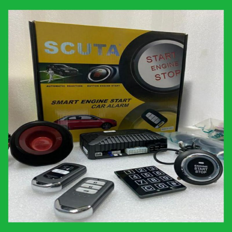 HONDA Scuta Push Start Alarm Passive Keyless Entry System with Keypad ...
