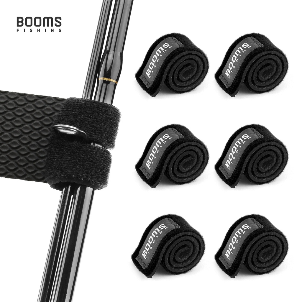 Booms Fishing RS3 Black 25/35cm 2/4/6pcs Lure Fishing Rod Holder Belt ...