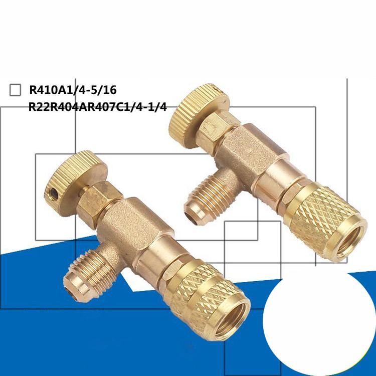 R410/R22 Refrigeration Charging Valve Adapter Air Conditioning Safety ...