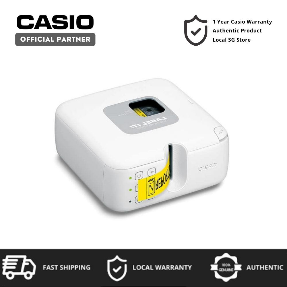 Casio KL-P350W Wireless Desktop & Mobile Label Printer For Office And Home Use (1 Year Local ...