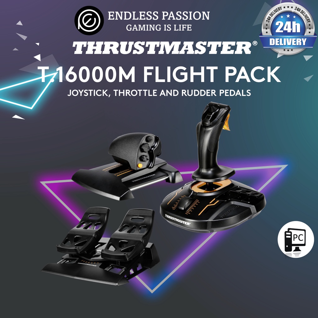 Thrustmaster T.16000M Flight Pack - 2960782 | Shopee Singapore