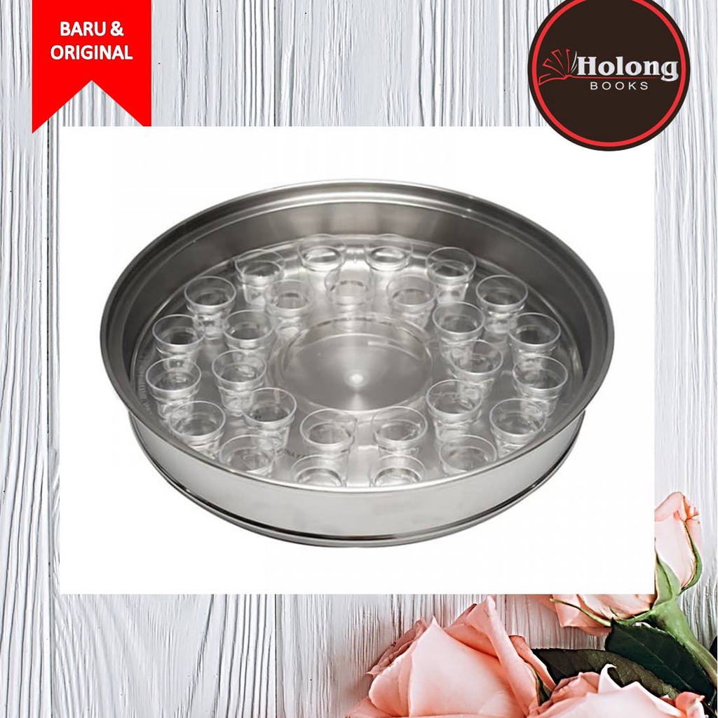 Holy Communion Tray contains 27 Shots + Bread Host Holder | Shopee ...