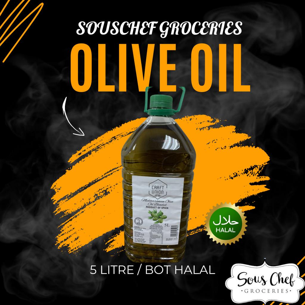 SUNFLOWER OIL OLIVE OIL 5 LITRE HALAL / OIL / COOKING ESSENTIALS ...