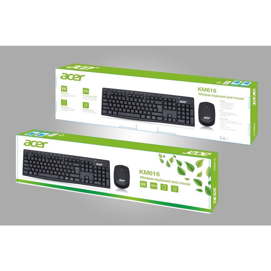 Read Acer wireless keyboard and mouse suite notebook desktop computer ...