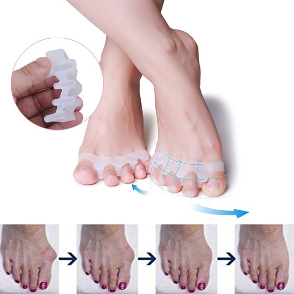 Rubber toe stretcher, toe divider, toe spacer, bursitis analgesics, toe ...