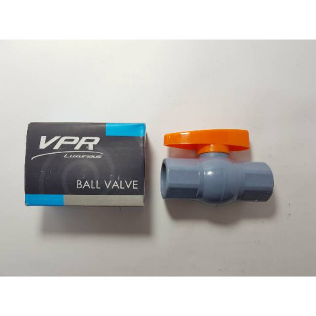 Vpr STOP KRAN BALL VALVE 1/2 INCH PVC / STOP KRAN VPR 1/2 INCH | Shopee ...