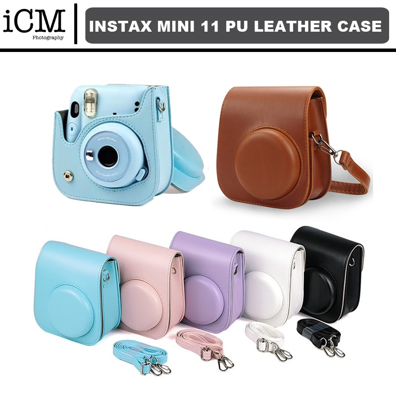 Fujifilm instax Mini 11 Camera PU Leather Bag Carrying Case | Shopee ...