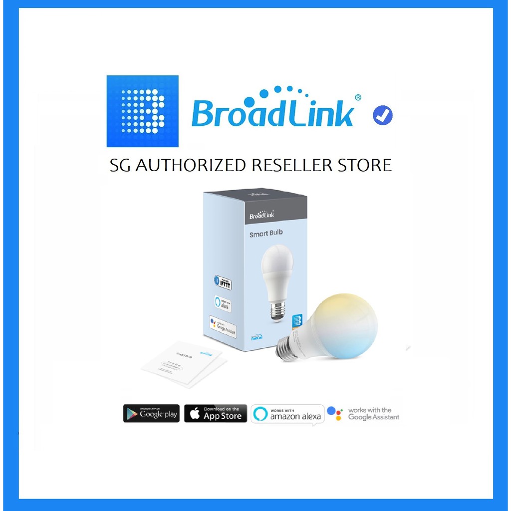 BroadLink Smart LED Light Bulb, Smart WiFi LED Light Bulbs (Cool/Warm ...