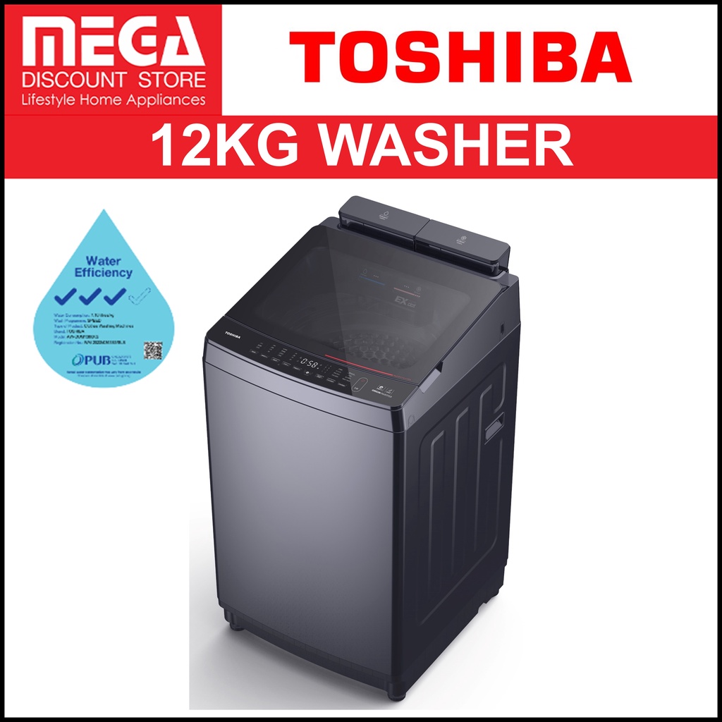 TOSHIBA AW-DUM1300KS 12KG TOP LOAD WASHER (3 TICKS) | Shopee Singapore