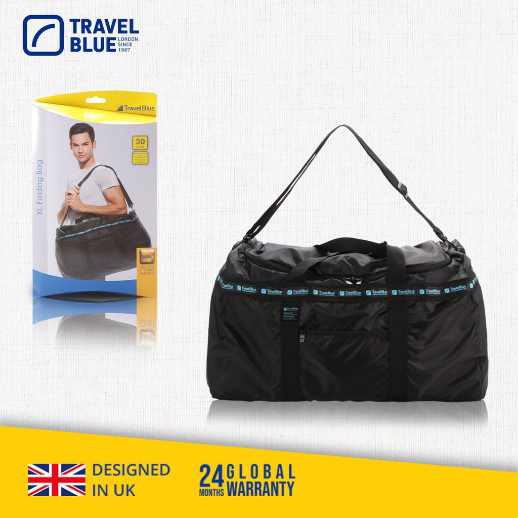 Travel Blue Extra Large Folding Duffle Bag 30 Litre - TB-062 | Shopee ...