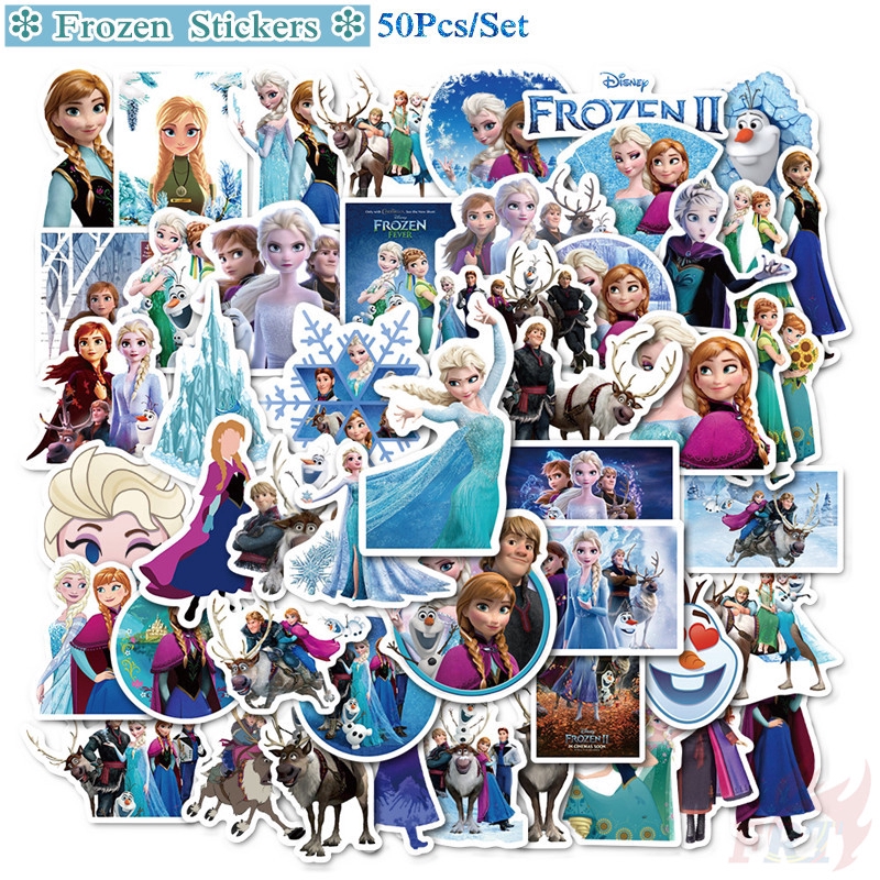 Frozen - Series 01 Disney Princess Anna Elsa Stickers 50Pcs/Set ...